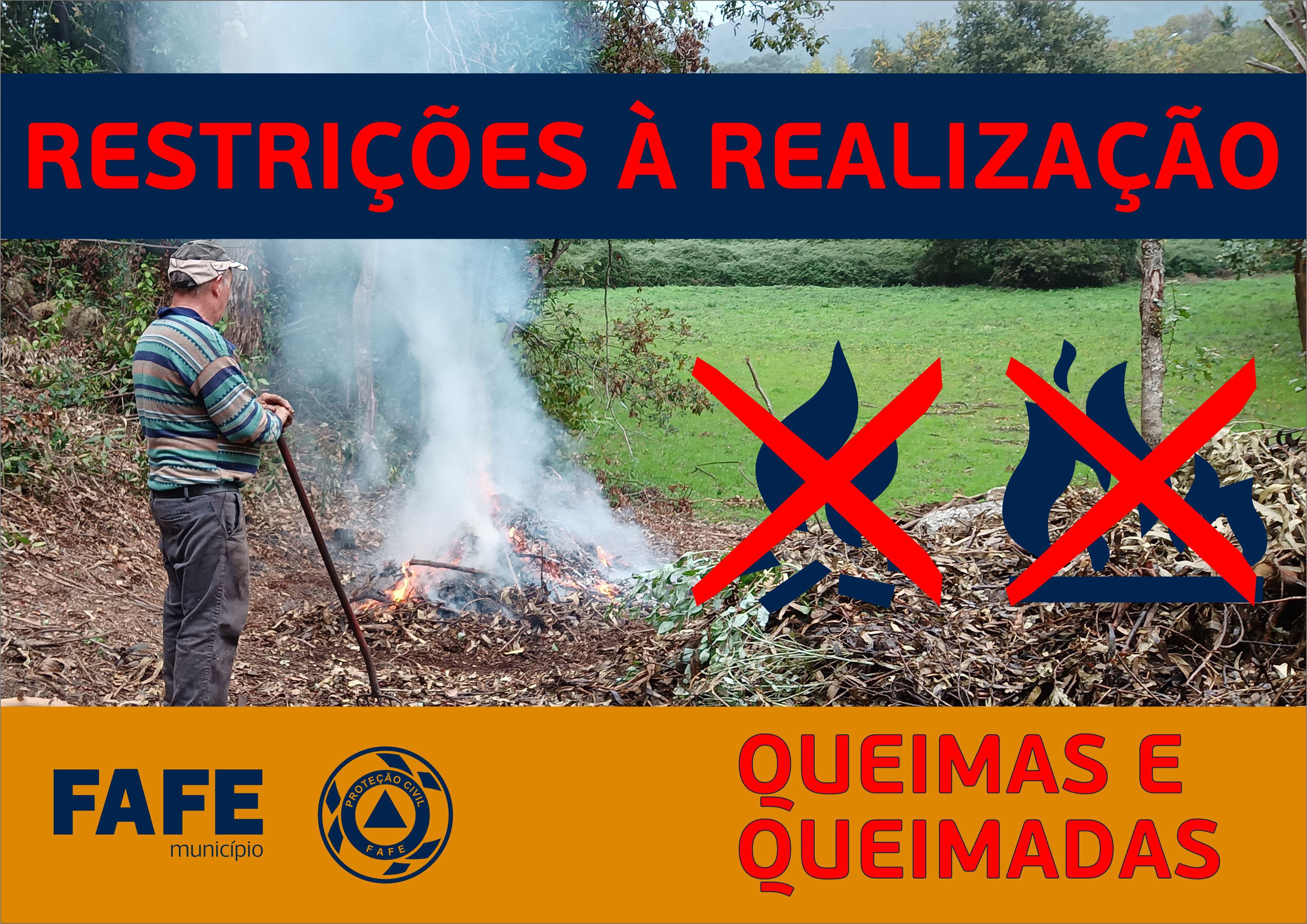 Aviso à População: Restrições à realização de queimas e queimadas