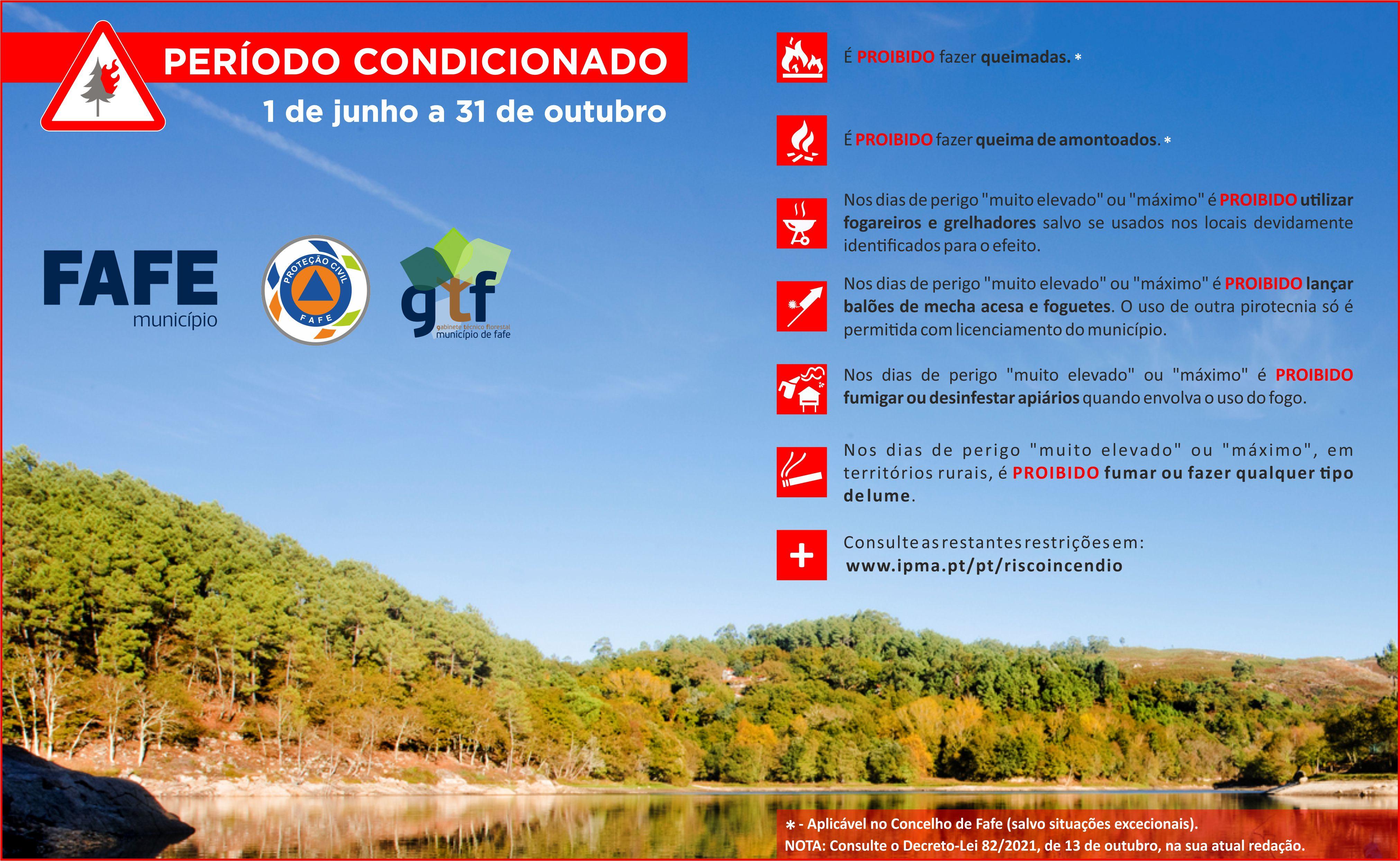 Proibição de queimas e queimadas no período condicionado de 1 de junho ...